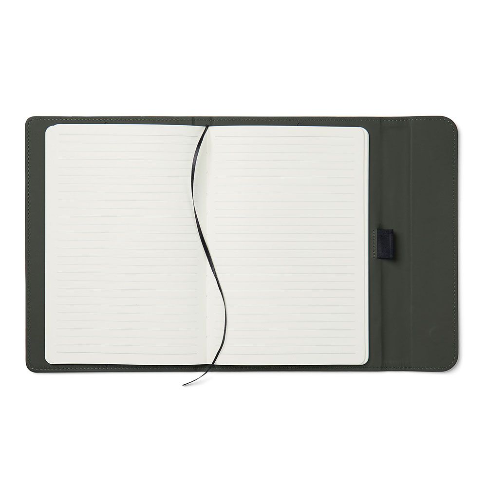 Personalised Recycled Leather Notebook - Green